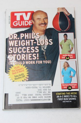 TV Guide Magazine May 23 2004 Issue Dr. Phil - Toby Keith Dallas ...