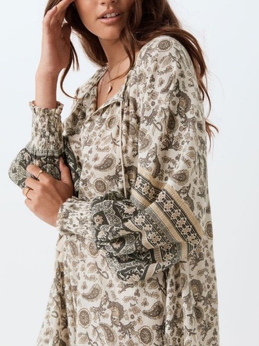 Spell and the Gypsy collective Journey Boho Dress Midi XS Paisley ...
