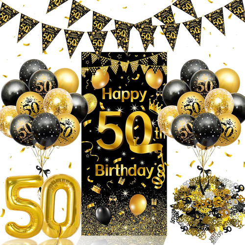 Elegantes 50 Geburtstag Mann Deko Bild