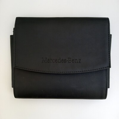 GENUINE MERCEDES BENZ DOCUMENT WALLET MANUAL HANDBOOK LEATHER STYLE ...