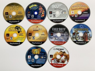 Sony PlayStation 2 (PS2) Lot of 10 - Disc Only! FREE SHIPPING G (PS2-28 ...
