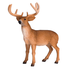 Mojo DEER STAG Wild zoo animals play model figure toys plastic forest ...