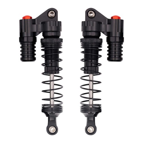 2PCS Aluminum Alloy 90mm High Strength Negative Pressure RC Car Shock ...