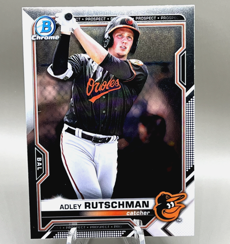 Adley Rutschman Prospect Rookie Card RC 2021 Bowman Chrome #BCP-121 ...