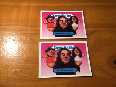 2017 Topps Garbage Pail Kids Meat Puppets Cards 3A 3B Battle Of The ...