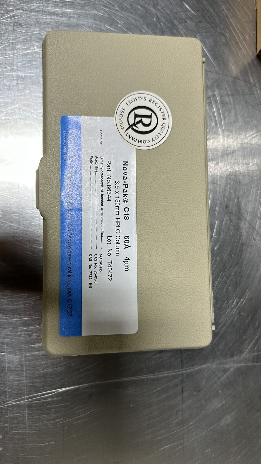 Buy Waters Nova-Pak C18 Column 3.9x150 mm - Silver online | eBay