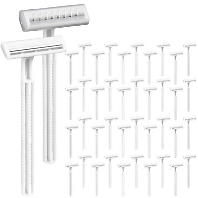 (300 Pcs) Bulk Razors Disposable With Clear Safety Cap,Disposable ...