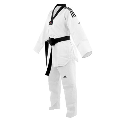 Adidas 3S Lady TaeKwonDo Dan Dobok/For Female/TKD Fighter Unifoirm for ...