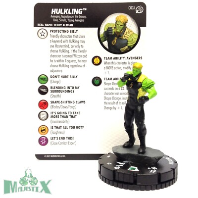 Heroclix Avengers Fantastic Four Empyre set Hulkling #001 Common figure ...
