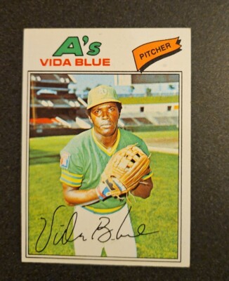 1977 Topps Set Break Vida Blue #230 Oakland A's Vintage Stock Near Mint ...