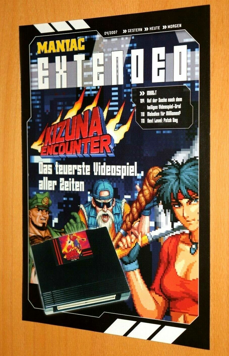 Kizuna Encounter SNK NEO GEO PS2 Old Promo Ad Page / Poster / Ad Art ...