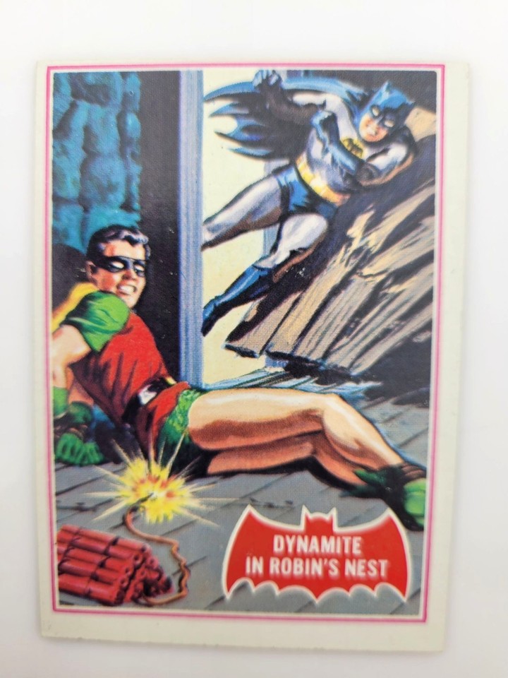1966 Topps Batman Red Bat Complete Penguin Puzzle Back Trading Card Lot ...