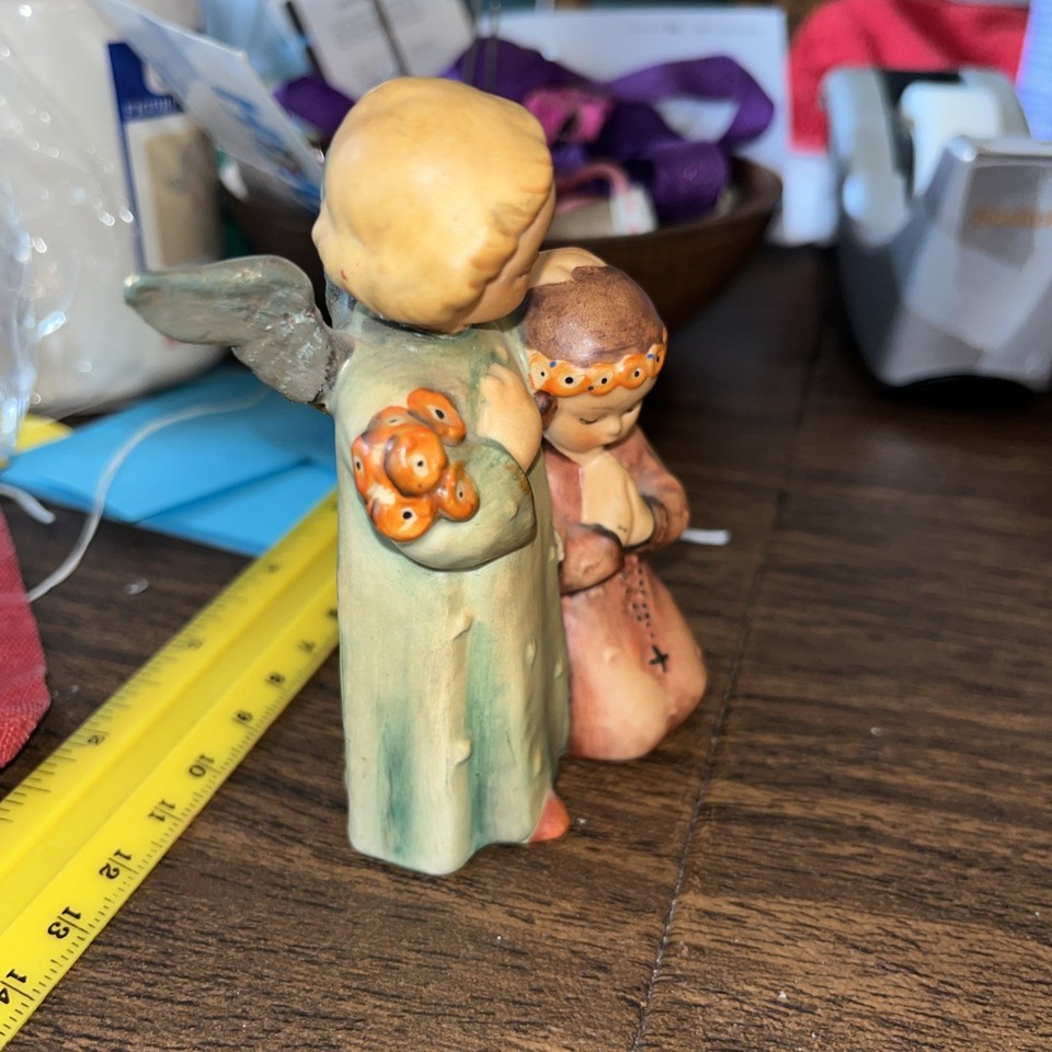 Hummel Figurine #145 Early 50's Little Guardian Angel. Left wing ...