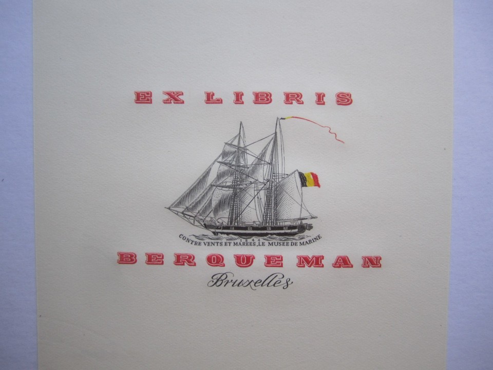 SEVERIN MARK Exlibris Ex Libris bookplate UNSIGNIERT erotic art nude ...