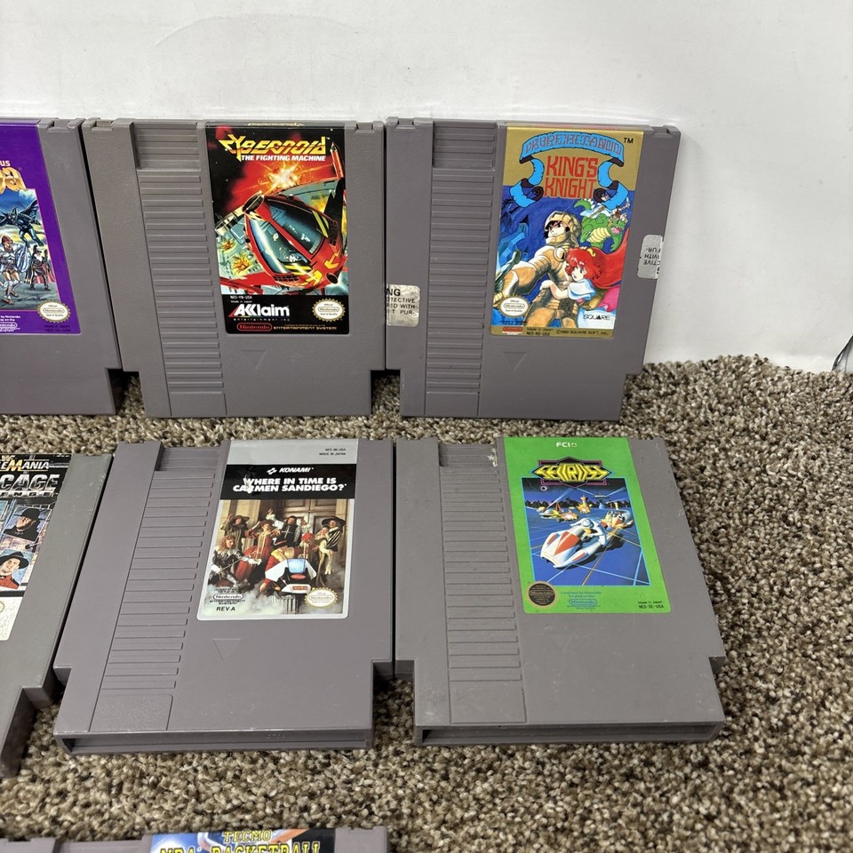 Nintendo NES Game Lot Of 10 Classic Retro Games Tested | eBay
