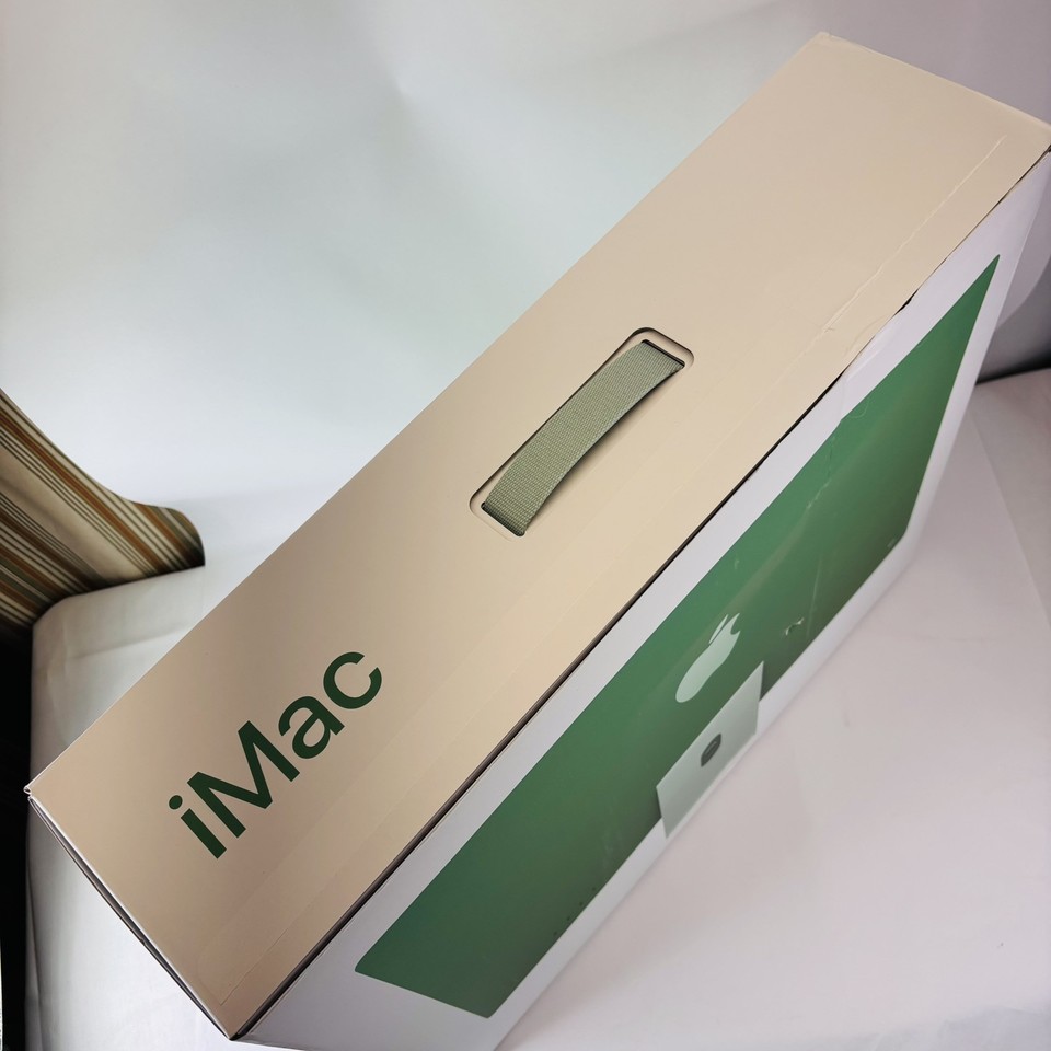 Box Only Apple iMac 24 Inch M4 Chip 2024 Model Green Empty with ...