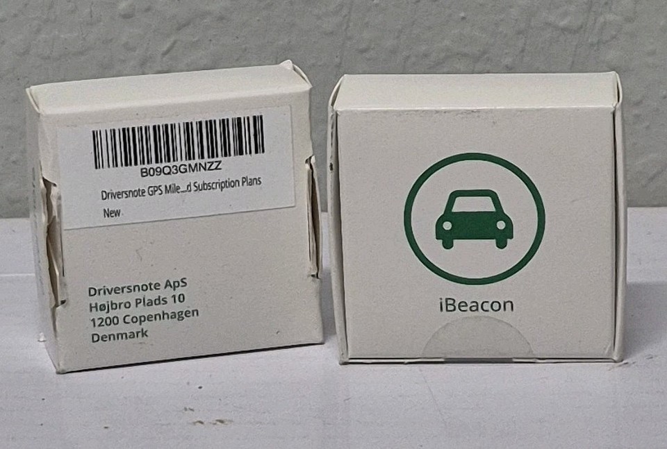 Driversnote ApS iBeacon GPS Mile Tracker 2 PACK!!!! | eBay