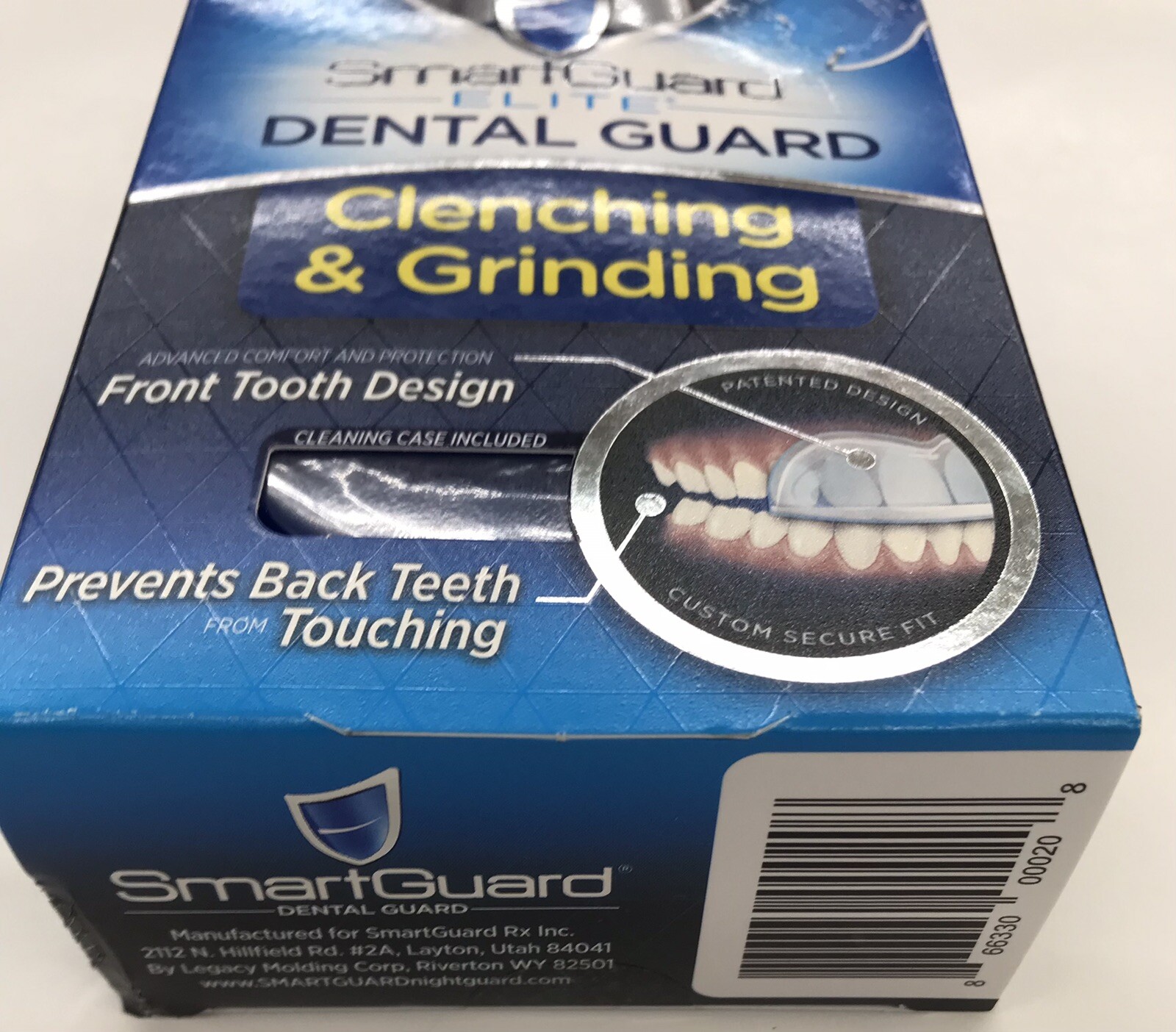 Dental Guard SMARTGUARD ELITE (2 Guards 1 Travel case) Front tooth ...