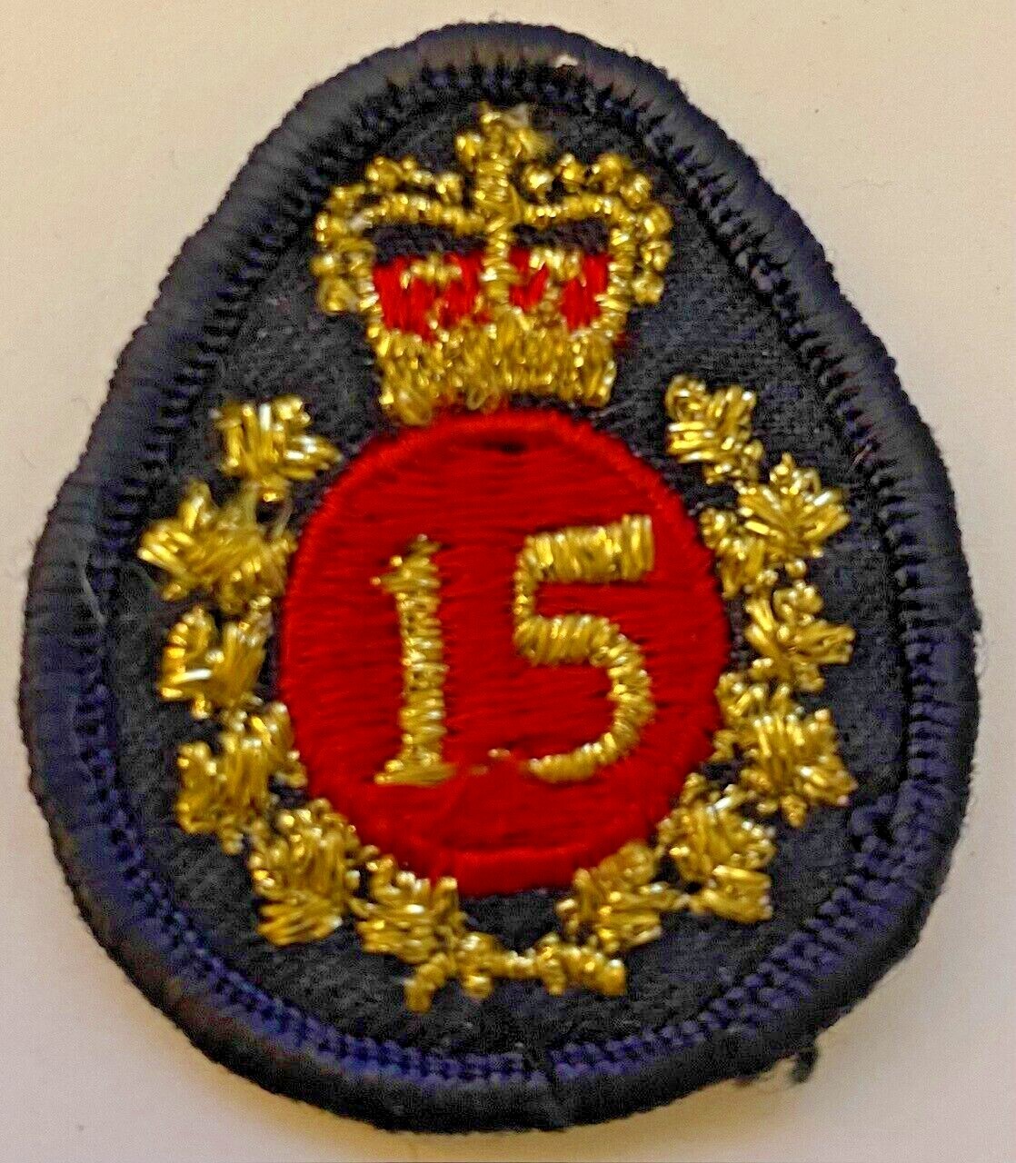 OPP Ontario Provincial Police Vintage / Obsolete Cloth Service Badge ...