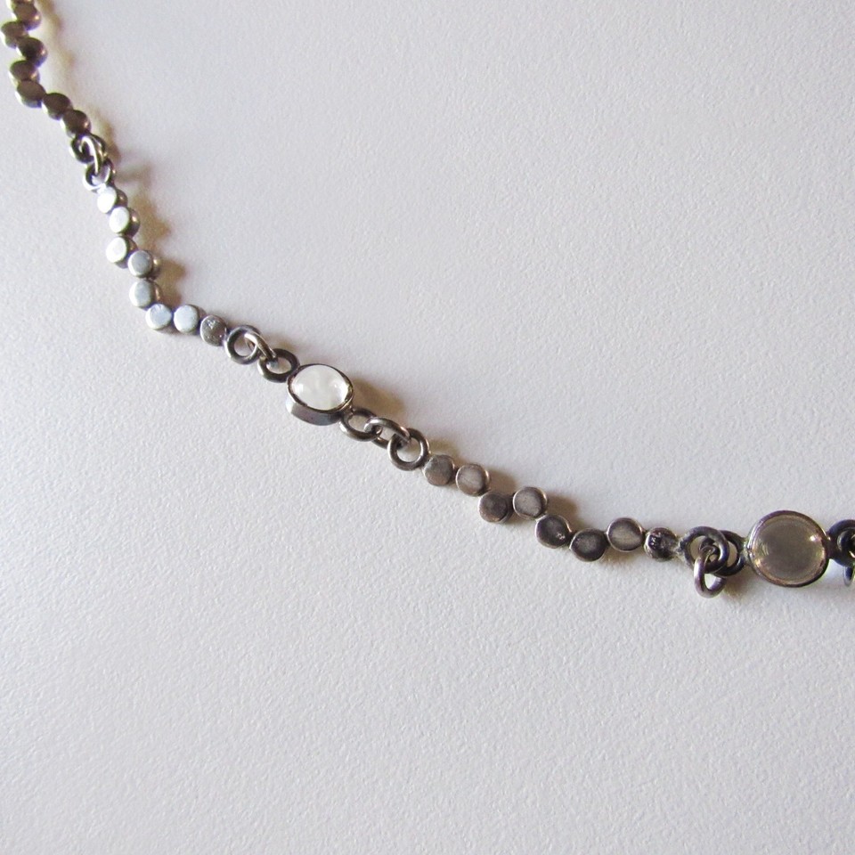 Art Deco Rock Quartz Bubble Pools of Light Necklace | eBay