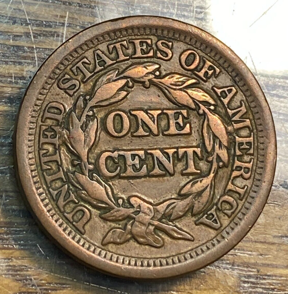 1849 Large Cent Nice Original VF CHRC | eBay