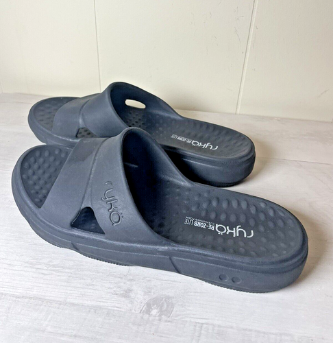Ryka Ultimate Recovery Molded Slide Sandals Restore Women's Size 11 ...