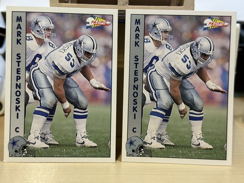1992 Pacific Mark Stepnoski Dallas Cowboys Football Cards #386 (2) | eBay