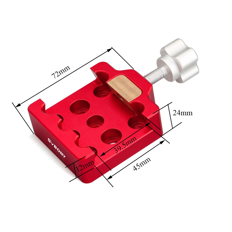 Svbony Middle-Sizes Dovetail Clamp for Telescopes w/ Brass Screws ...