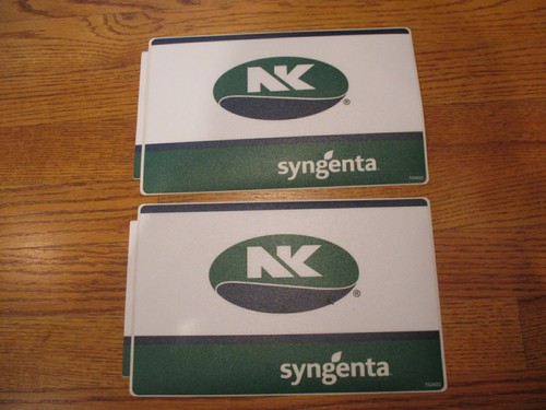 Northrup King NK Seeds Seed Vinyl Stickers 6" x 9.5" Syngenta (2 ...