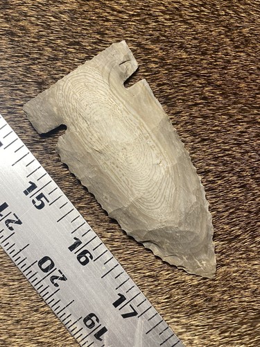 Chocolate Bullseye Buffalo River Flint Knapped Side Notch Point ...