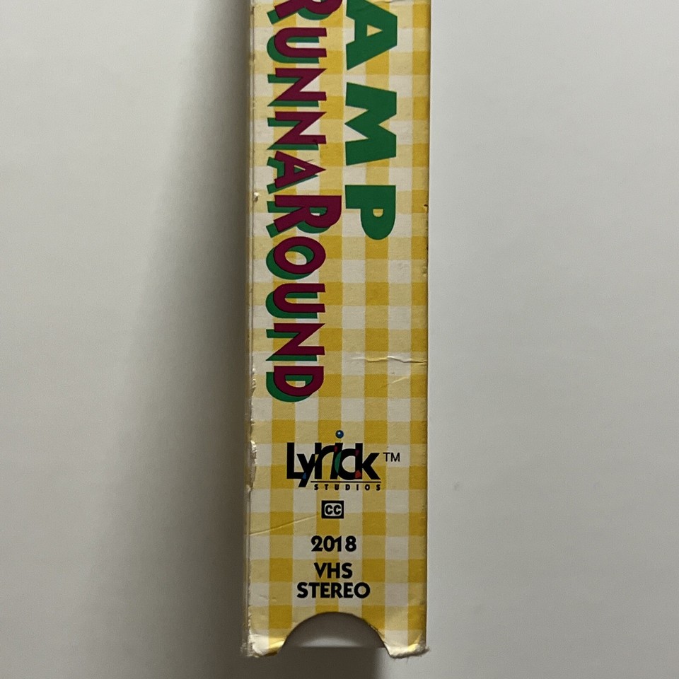 Barney Camp WannaRunnaRound VHS Actimates Compatible 50+min White Tape ...