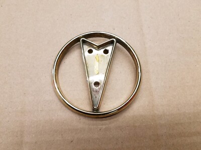 Pontiac OEM Gold Hood Grille Ornament Mounting Base Emblem Badge Logo ...