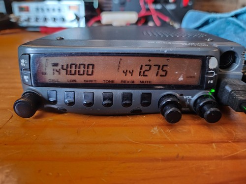 Kenwood TM-733A FM Dual Band 144/440MHz Mobile Radio Mic & CF-4160 Duplexer | eBay