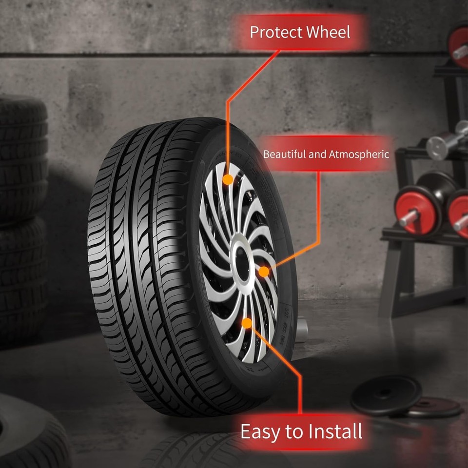 17 inch Wheel Cover for Iron Rim Hubcap Car Rims Set of 4 Blade Rim ...