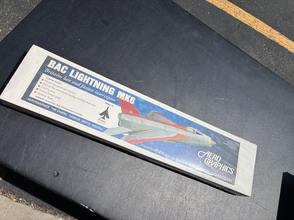 Sealed Aerographics EE Lighting Jetex Jet-x Balsa Model Airplane Kit | eBay