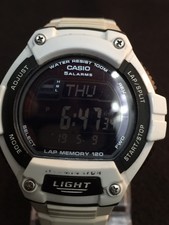 Casio 3271 W-s220 Tough 5 Alarm Men's Watch 120 Lap Memory Works Wr100m ...