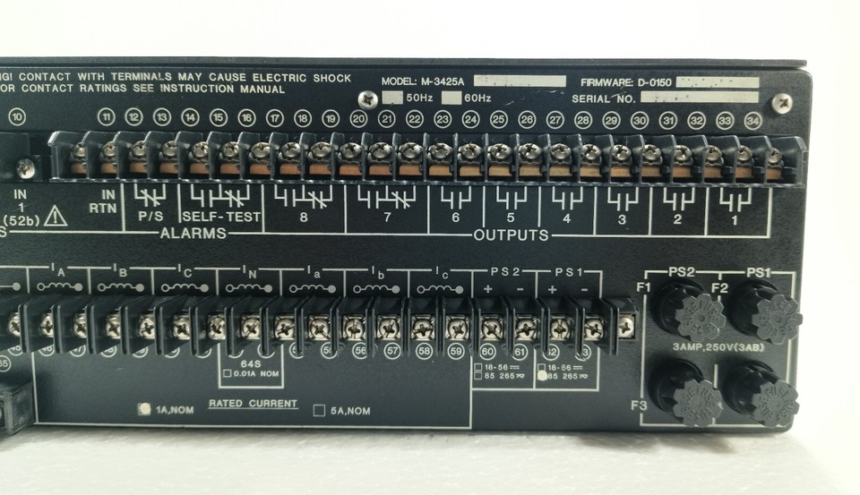 BECKWITH ELECTRIC M-3425A GENERATOR PROTECTION RELAY | eBay