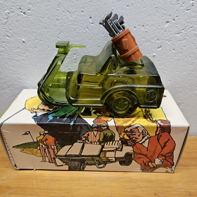 Vintage Avon Open Golf Cart Wild Country After Shave Full 5 oz With Box ...