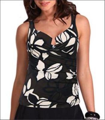 MIRACLESUIT ESCAPE 2PC TANKINI MIRACLE SWIMSUIT U/W BRA BATHING ...