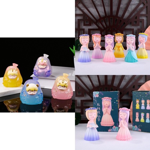 Starry Sky Creature Night Light Resin Craft Blind Box Random Color Desk ...