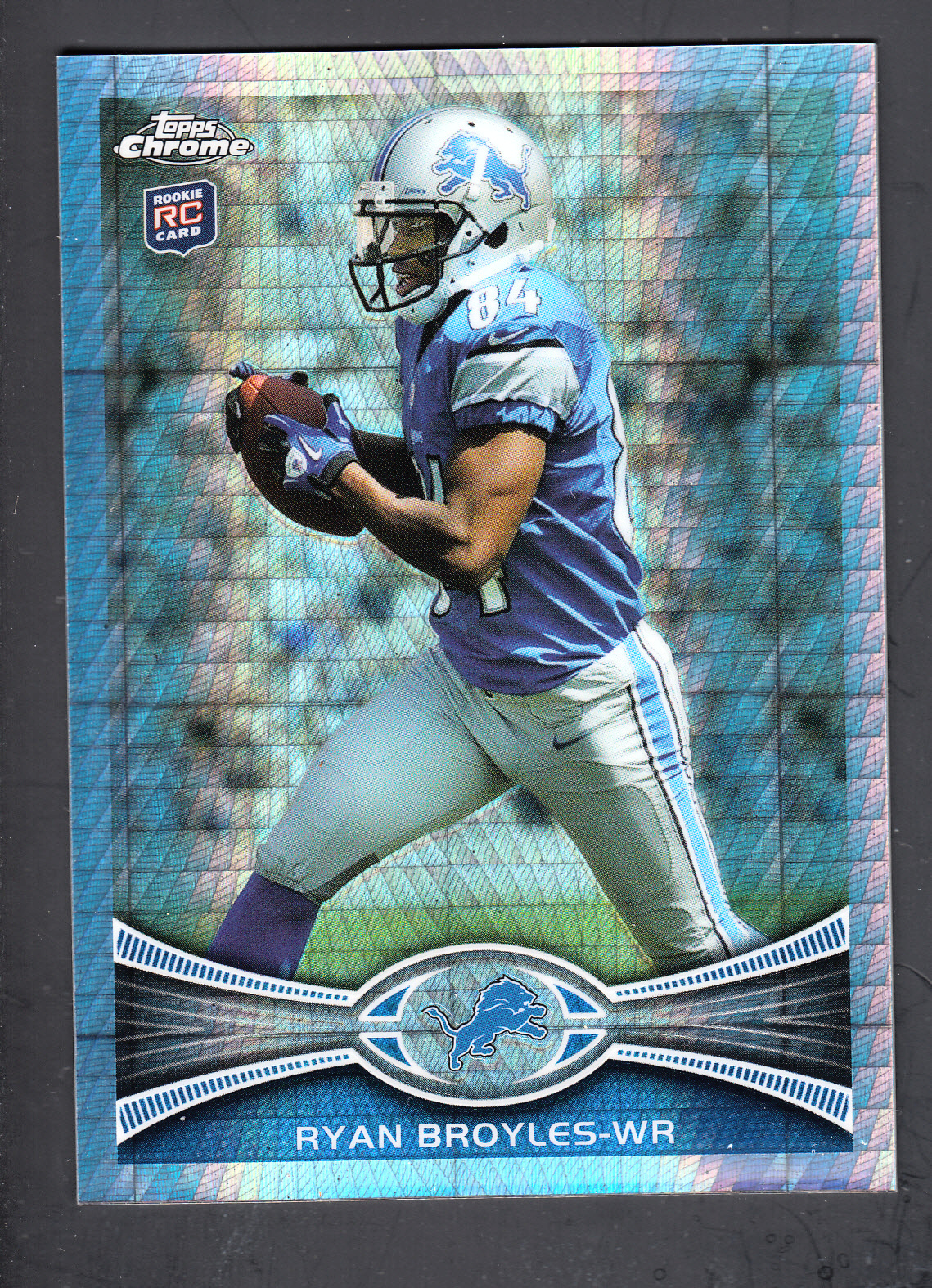 Ryan Broyles 2012 Topps Chrome Rookie Prism Refractor Card #186 Lions ...