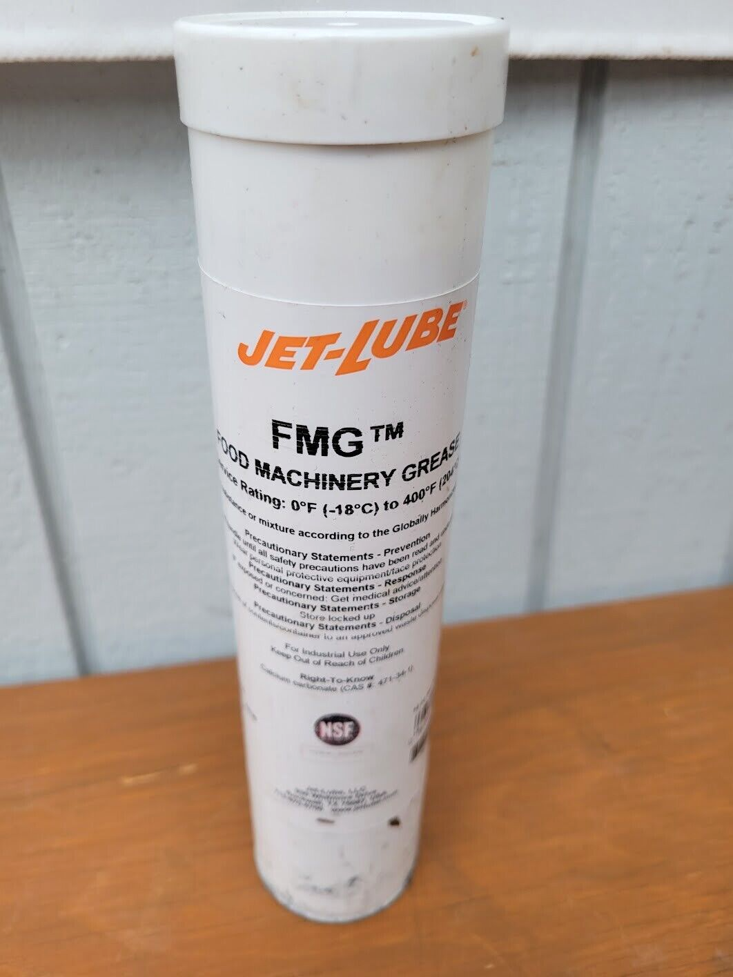 Jet-Lube FMG Food Machinery Grease Part No. 30140 - NEW 14oz Lubricant ...
