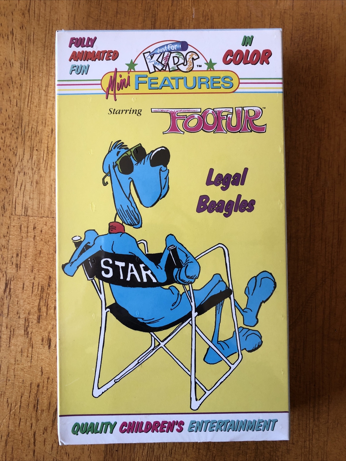 Foofur Legal Beagals VHS Video Tape New Just For Kids Mini Features ...