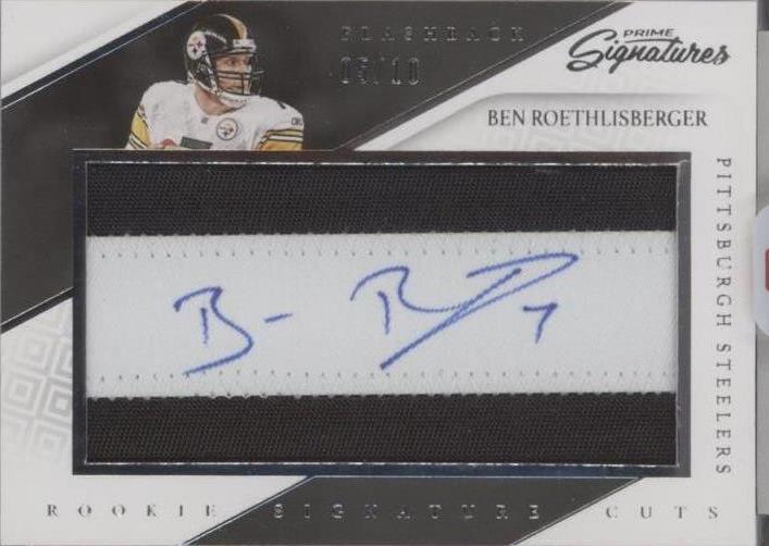 2016 Panini Prime Signatures - Rookie Signature Cuts Flashback Ben ...