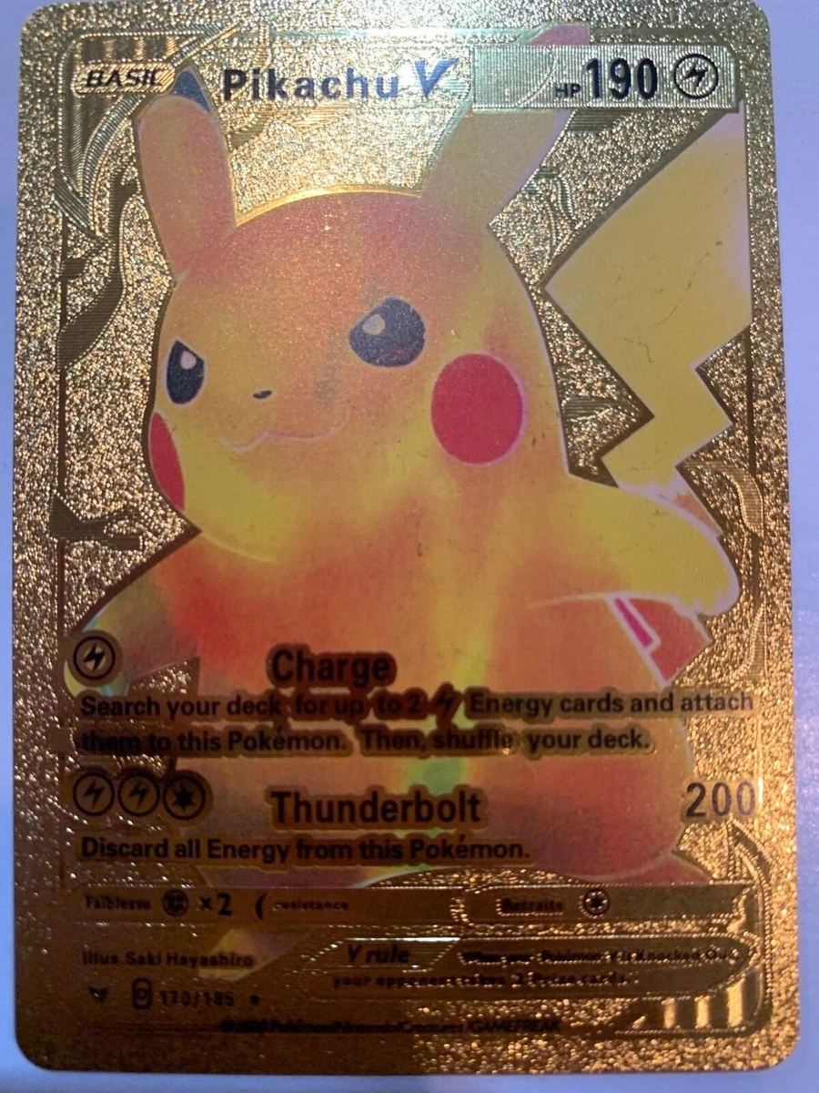 Gold Pokemon Card Misprint
