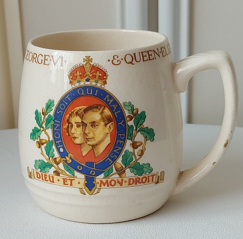 King George VI Coronation 1937 - Commemorative Mug - Hughes, Longport ...