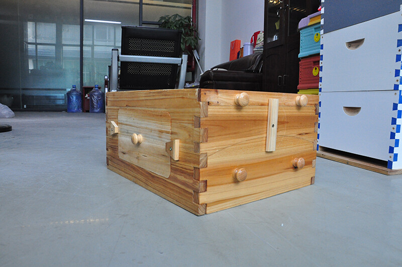 Wooden Honey Bee Hive Box Langstroth Auto Bee Hives Boxes Beehive Super ...