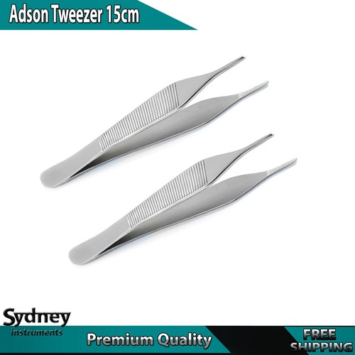 Medical Nursing Cotton Dressing Tweezers Adson Brown Tissue Forceps | eBay