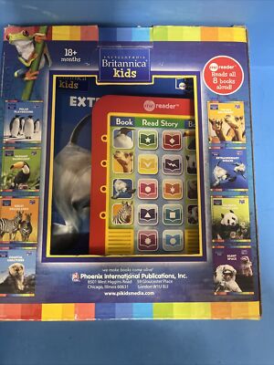Story Reader Encyclopedia Britannica Kids Electronic Reader and 8-Book ...