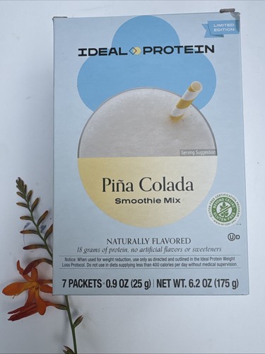 Ideal Protein Pina Colada Drink Mix - 7 Packets - EXP 2/28/26- FREE ...